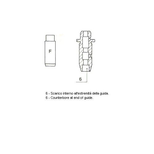 Направляющая втулка клапана для автомобиля, METELLI 01-S2891 (4 шт.)
