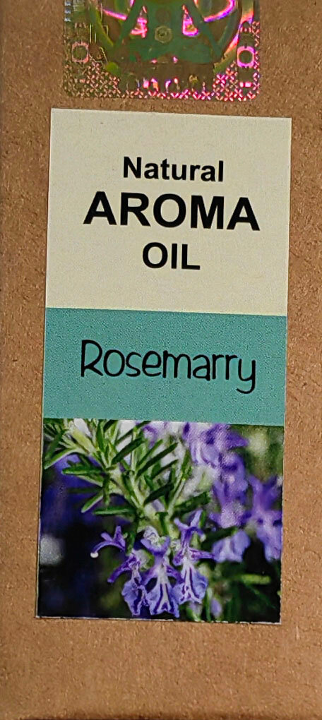Natural Aroma Oil ROSEMARY, Shri Chakra (Натуральное ароматическое масло розмарин, Шри Чакра), 10 мл.