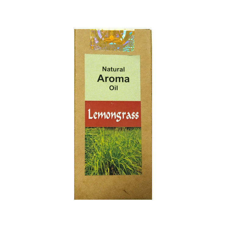 Natural Aroma Oil LEMONGRASS, Shri Chakra (Натуральное ароматическое масло лемонграсс, Шри Чакра), 10 мл.