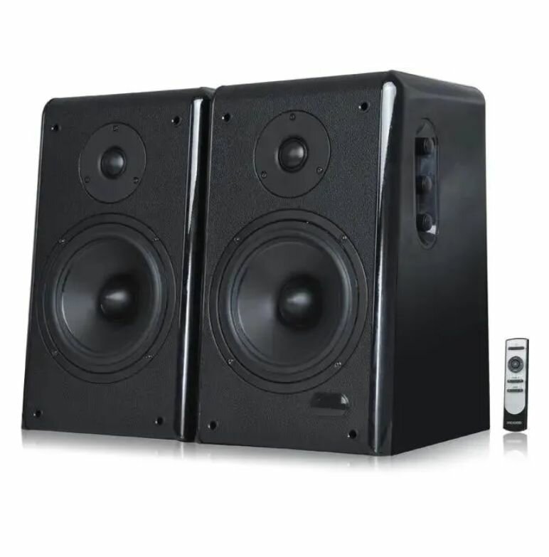 Колонки 2.0 Microlab Solo 16 (SOLO 16) черные - 180 Вт, Bluetooth, пульт ДУ, питание - сеть 220В