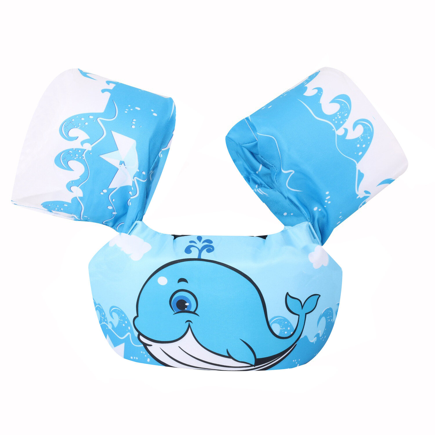 Детские спасательные жилеты для плавания, жилетки-тельняшки, вспомогательные буи для плавания, для мальчиков и девочек