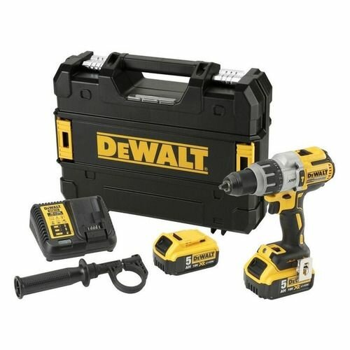 Ударная дрель-шуруповерт DeWALT DCD996P2-QW, 5Ач, с двумя аккумуляторами