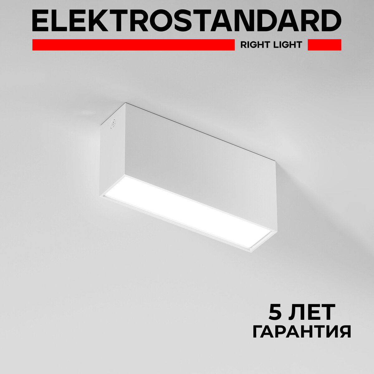 Спот / Накладной потолочный светодиодный светильник Elektrostandard Block 25109/LED, 10 Вт, 4000 K, цвет белый