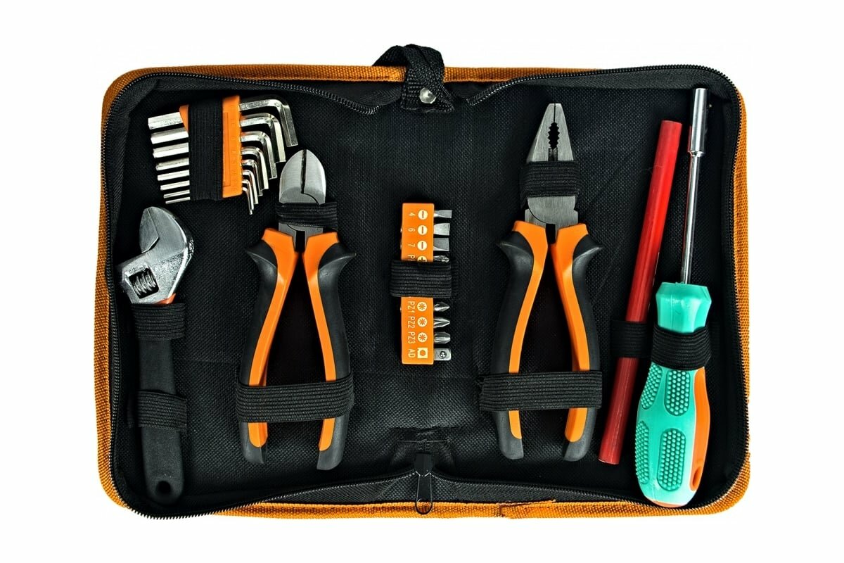 Sturm 1310-01-TS23 Набор инструментов для дома с отвертками, ключами и насадками