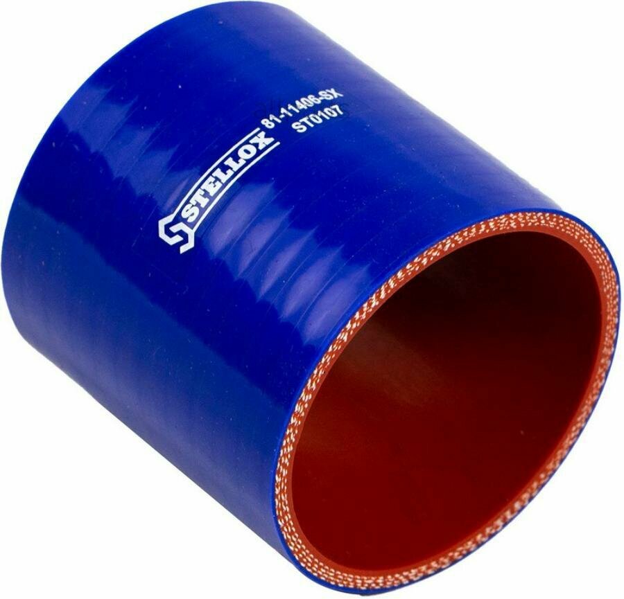 STELLOX 8111406SX патрубок теплообменника !(полиуретан) синий 2.75'x3.0' DD\