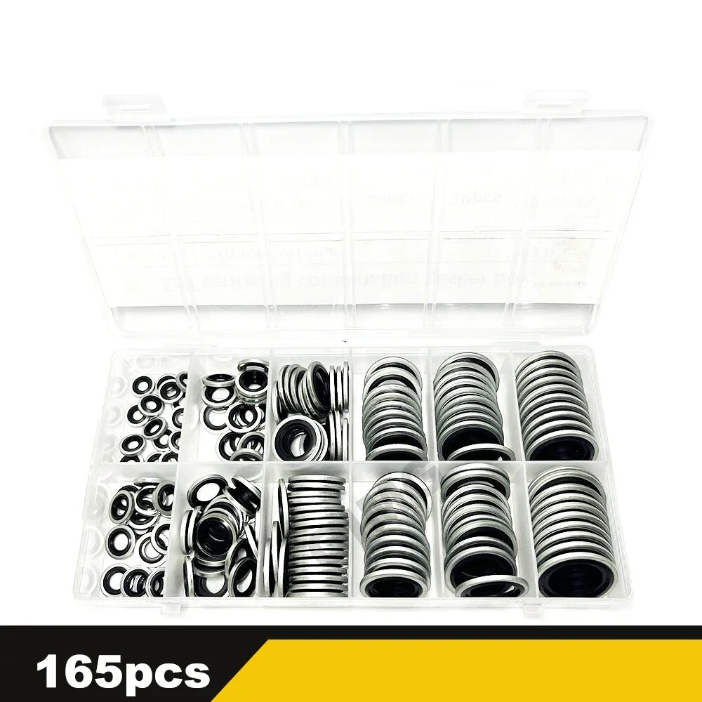Комплект уплотнительных колец OIMG Bonded Seal 165pcs