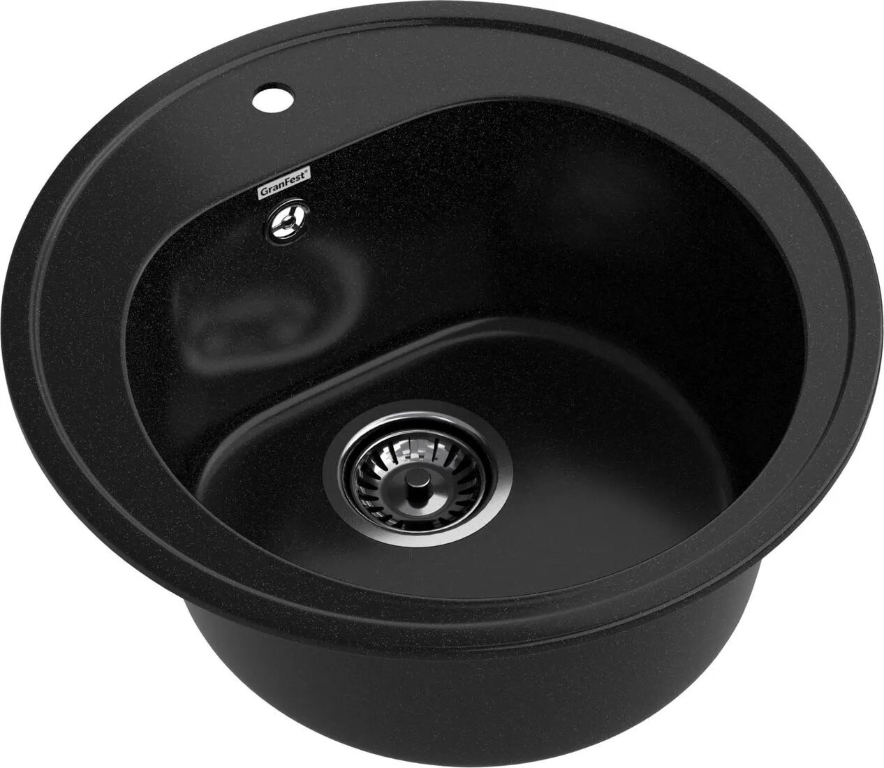 Мойка для кухни GranFest Rondo 45 см R-510 черный
