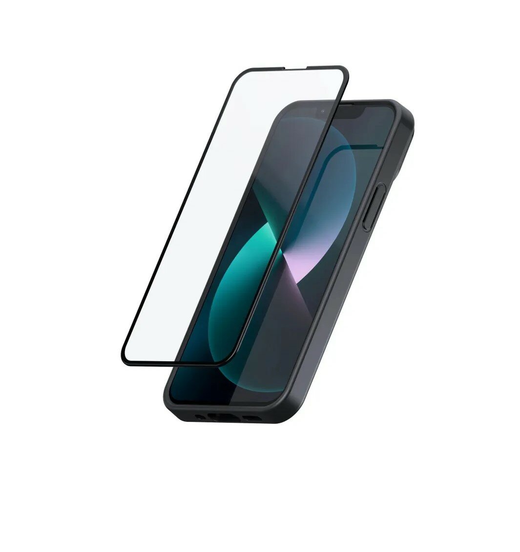 TFN Защитное стекло Full Glue для Apple Iphone 13 mini (черный)