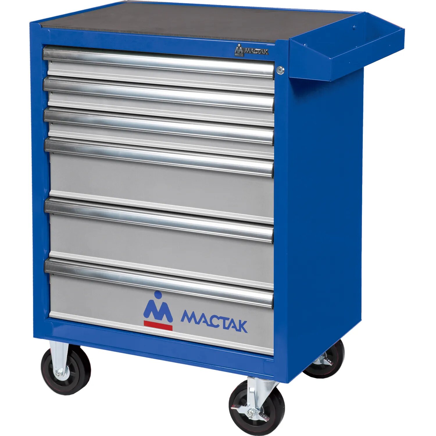521-06581MB Тележка инструментальная, 6 полок, «оптима», синяя мастак 521-06581MB