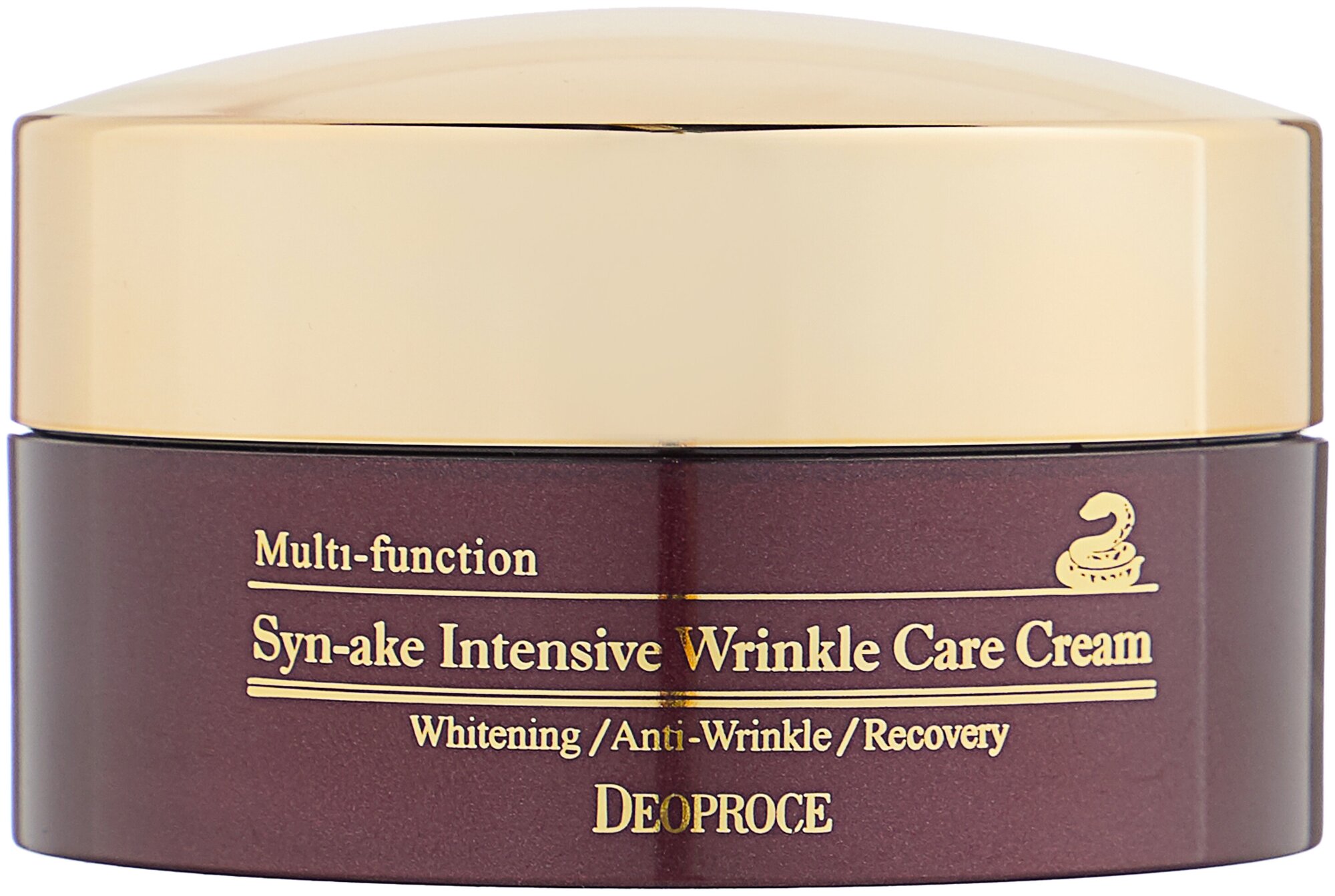 CREAM Крем для лица со змеиным ядом DEOPROCE SYNAKE INTENSIVE WRINKLE CARE CREAM 100гр