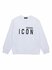Толстовка DSQUARED2 Icon, размер 12 лет, бежевый/белый