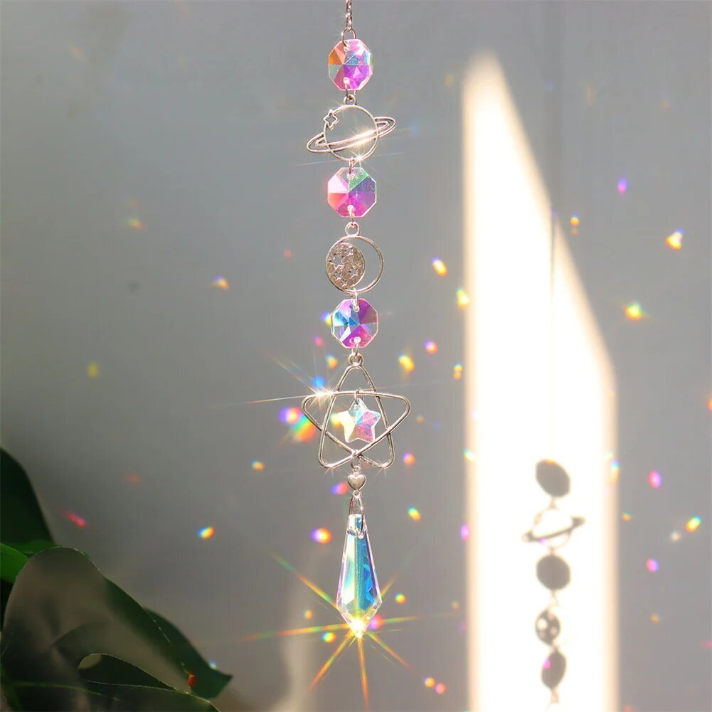 Хрустальный ловец солнца, Цвет: Wind Chime C