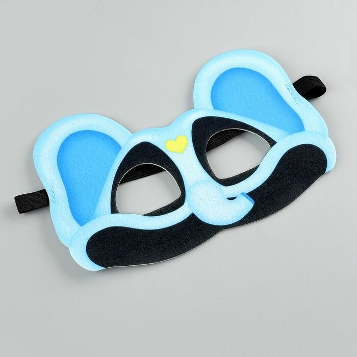 Карнавальная маска Зверята улыбата. Слон Буби , фетр