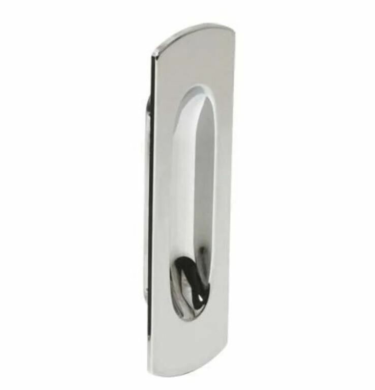 Ручка мебельная раковина REI COATED CAST-IN 30X80MR CROME MATE
