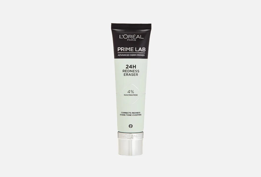Праймер L'Oreal Prime Lab Redness Eraser, для лица, для всех типов кожи, 30мл