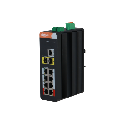 Промышленный управляемый коммутатор DH-IS4210-8GT-120