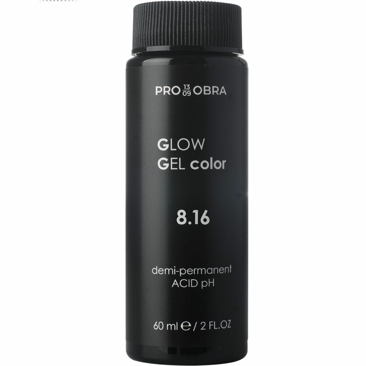 OBRA PRO13/09 Полуперманентный гелевый краситель GLOW GEL 8.16 Пепельный красный светло-русый (клубничный щербет), 60 мл