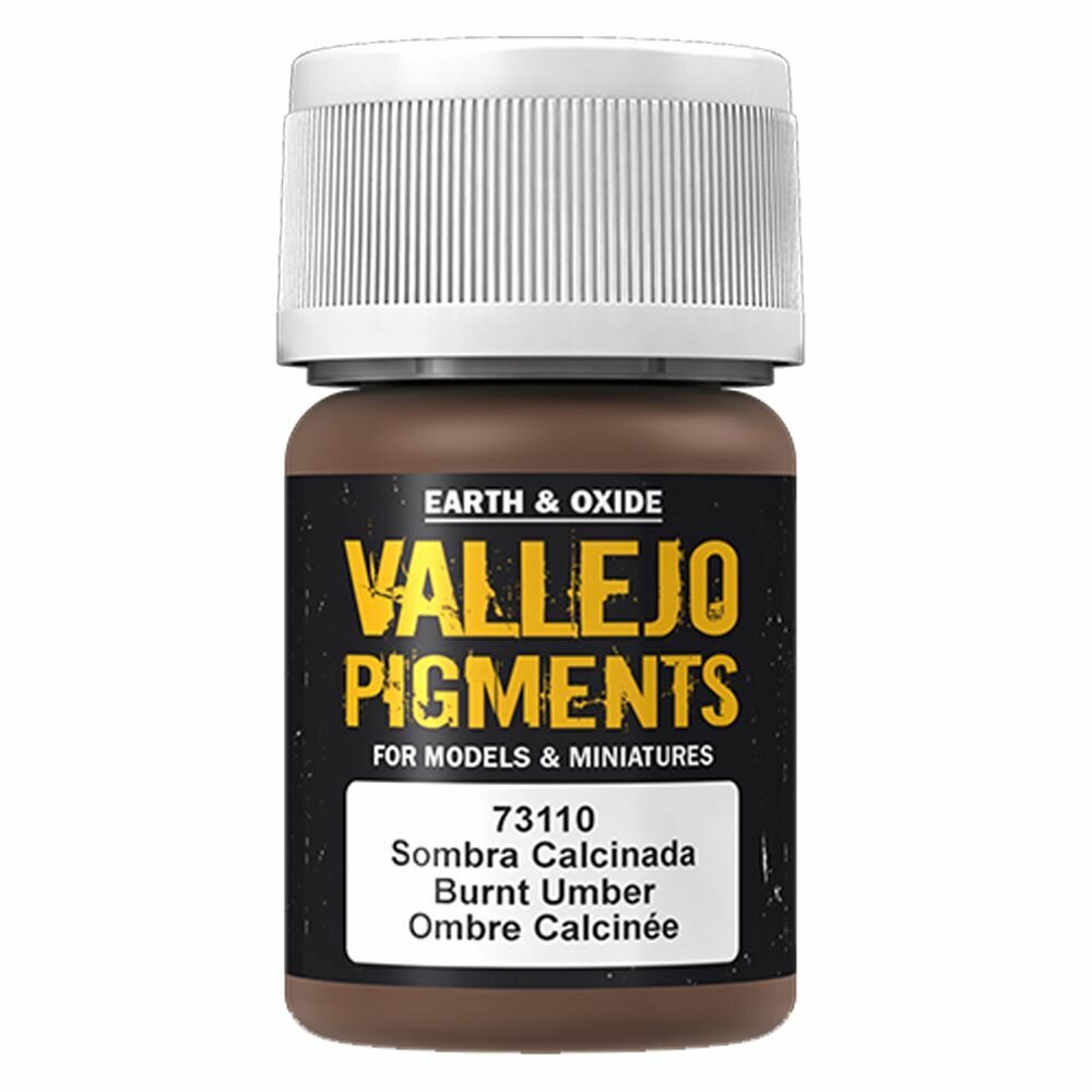 Пигмент Vallejo PIGMENT 110-35ML. BURNT UMBER
