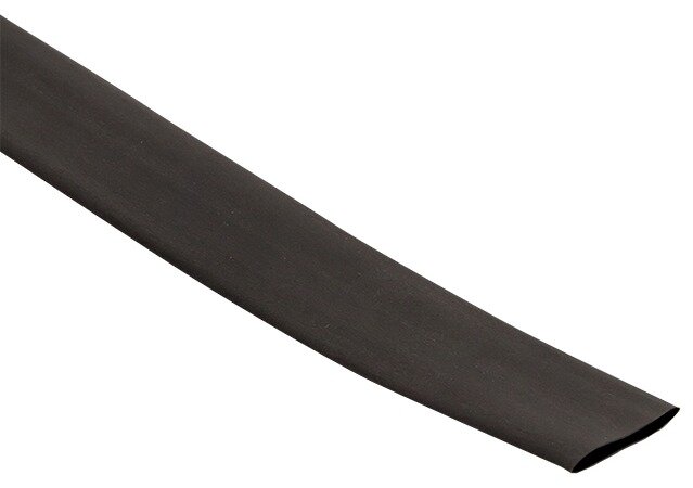 Термоусадочная трубка EKF / ЕКФ PROxima ТУТнг без клеевого слоя 40/20 полиолефин черный длина 1м диаметр 40(20)мм, tut-40-b-1m, 1шт. / термотрубка