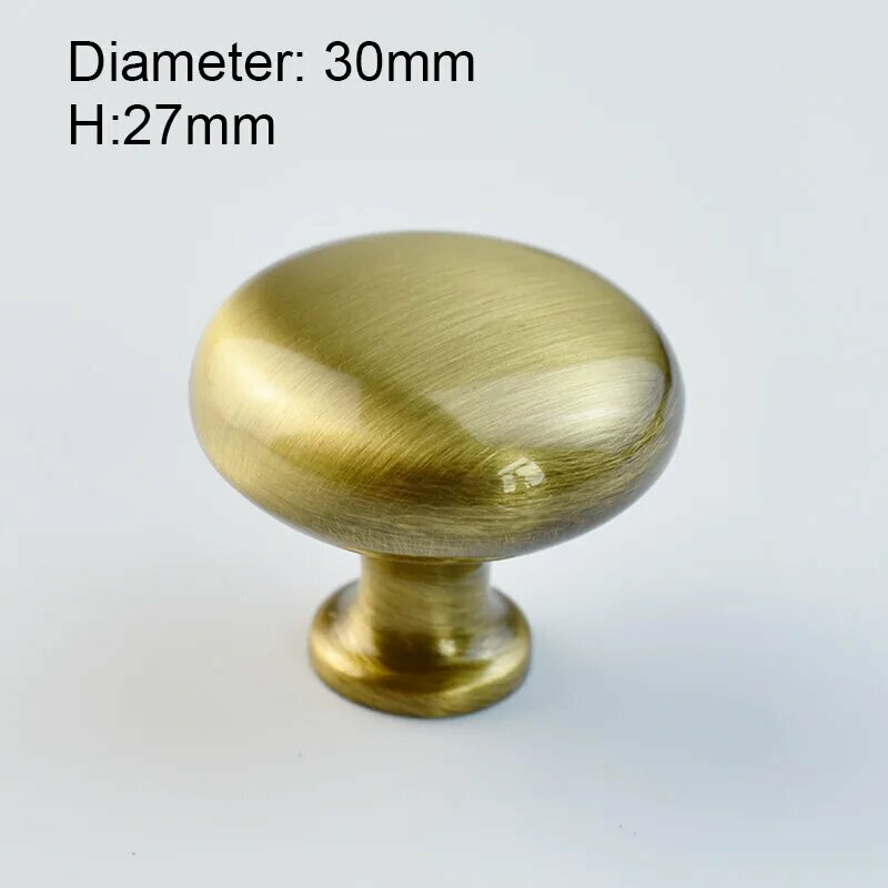 Ручки для шкафов Round Bronze 30x27мм