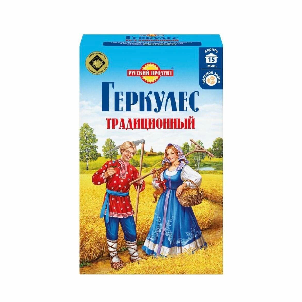 Хлопья овсяные геркулес традиционный, 3 шт. * 500 г.