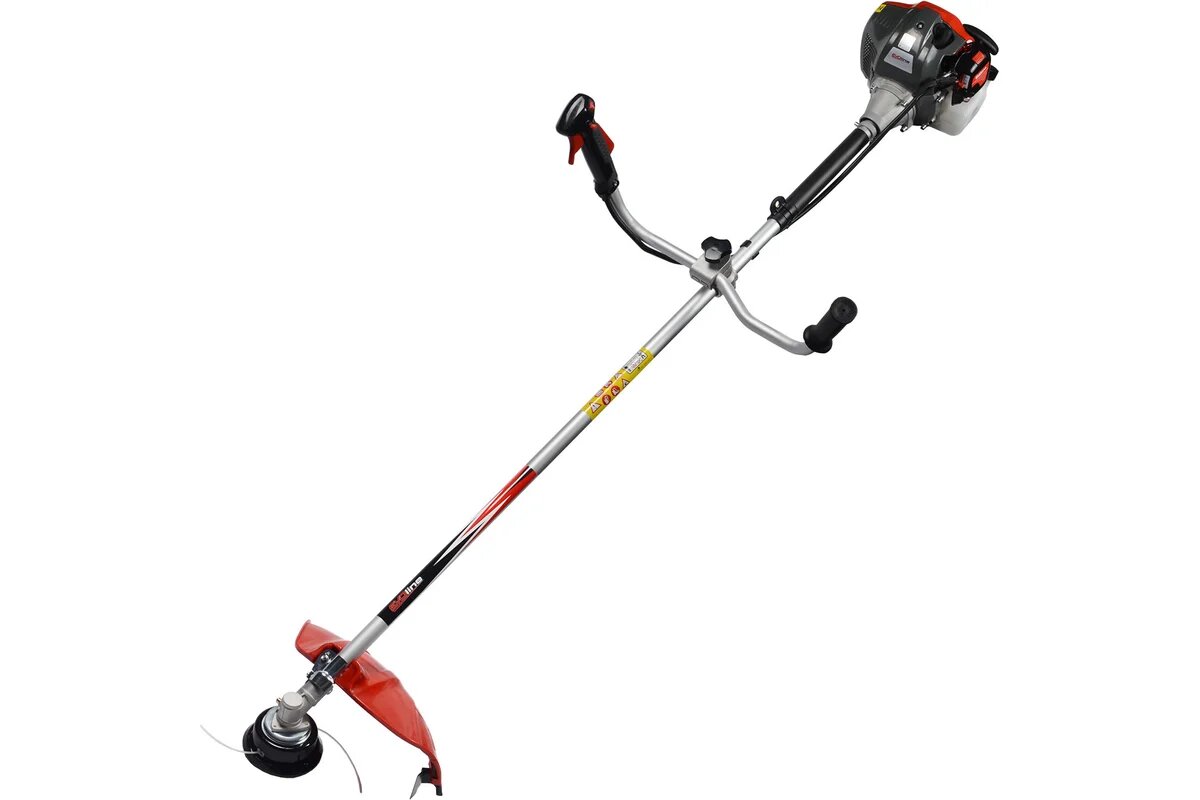 Триммер бензиновый EVOline BCG 43 ES [1.7 л. с, 10500 об/мин, леска - 420 мм, ∅ - 2.5 мм, нож - 255