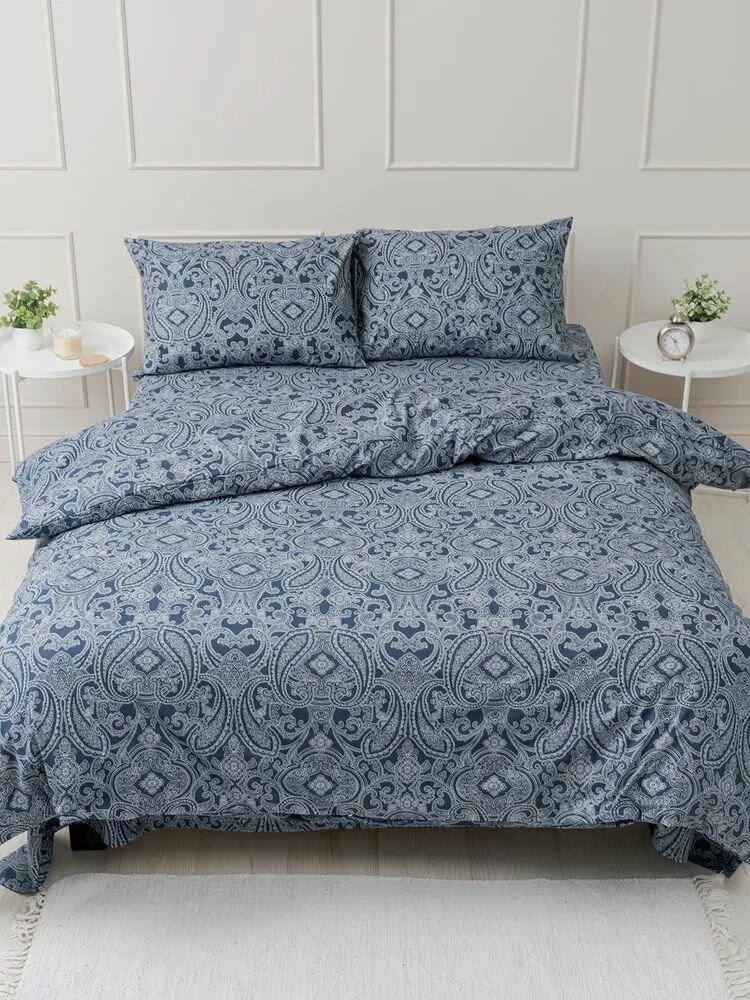 Постельное белье 2 спальное перкаль 200х200 аналог (йэттеваллмо) икеа