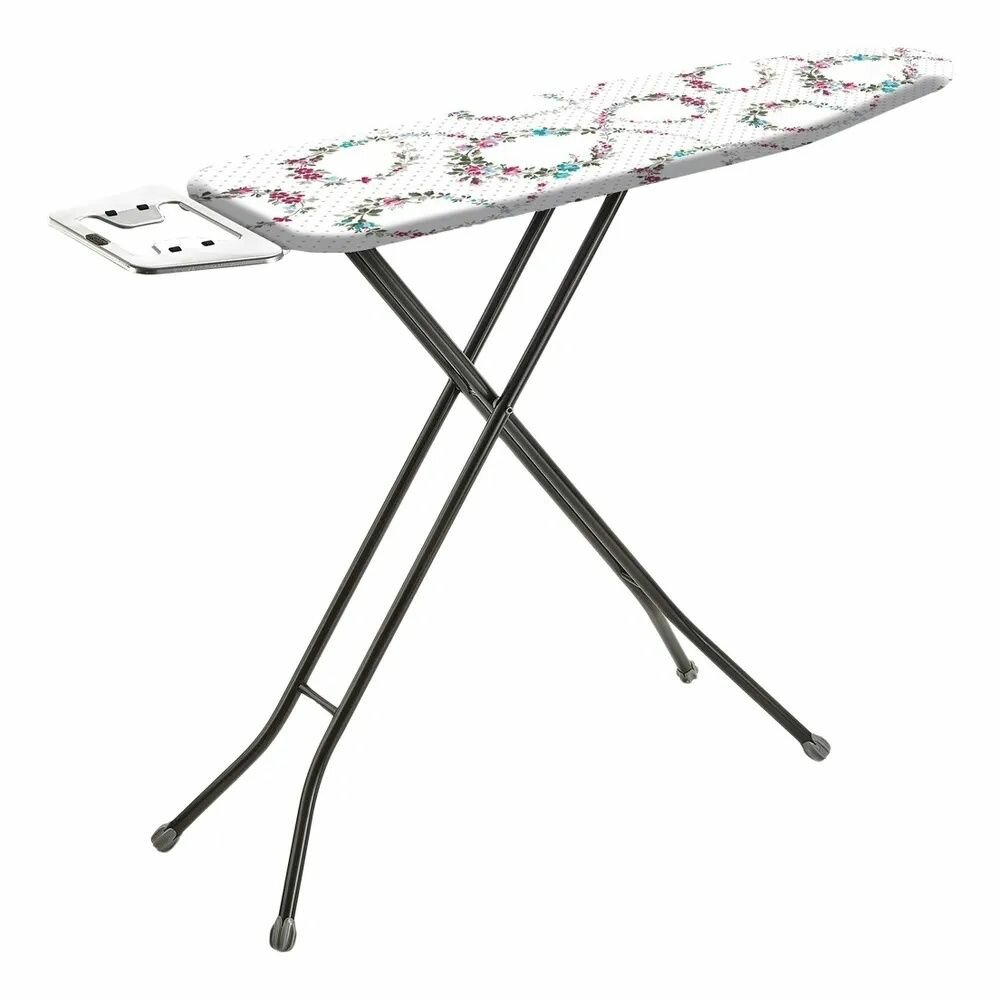 Гладильная доска Perilla "Inci", 110х33х70-90 см, чехол, сетка, регулировка высоты, подставка под утюг, удлинитель 2 м