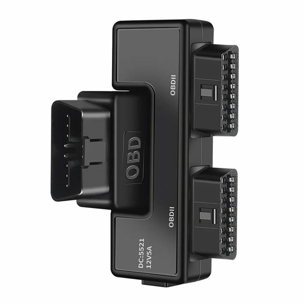 Автомобильный Кабель Расширения OBD для Грузовых Автомобилей OBD2, Разделенный На Два Переходных Провода с 16-Контактным Разъемом