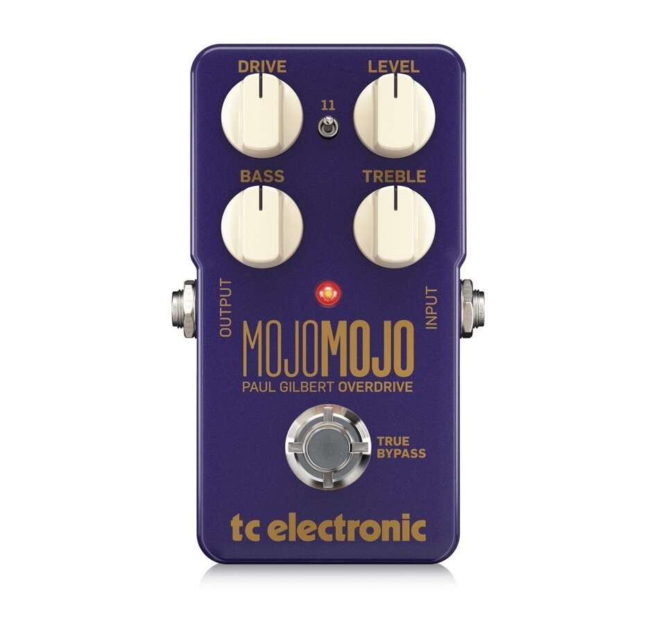 TC electronic MOJOMOJO PAUL GILBERT EDITION педаль овердрайв, разработана совместно с Paul Gilbert