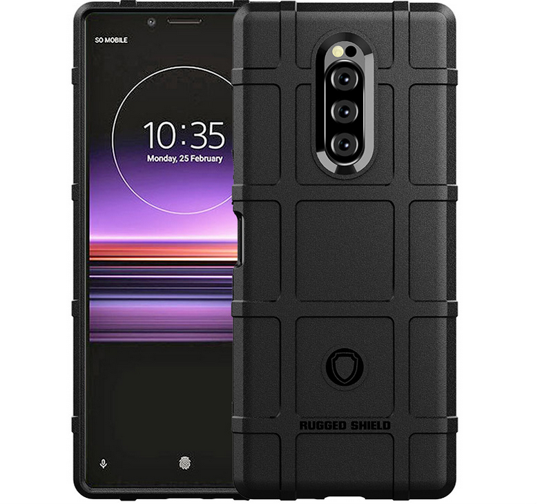 Противоударный чехол-бампер-пенал для Sony Xperia 1 (J9110) , Sony Xperia XZ4 черный