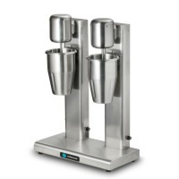 Миксер Hurakan HKN-FR2GM, для молочных коктейлей, 2 скорости, 1 л, серебристый