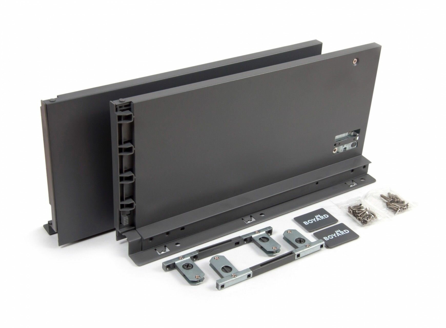 Прямые боковые стенки старт высокие SBDW13/GRPH/350, графитовый RAL7012