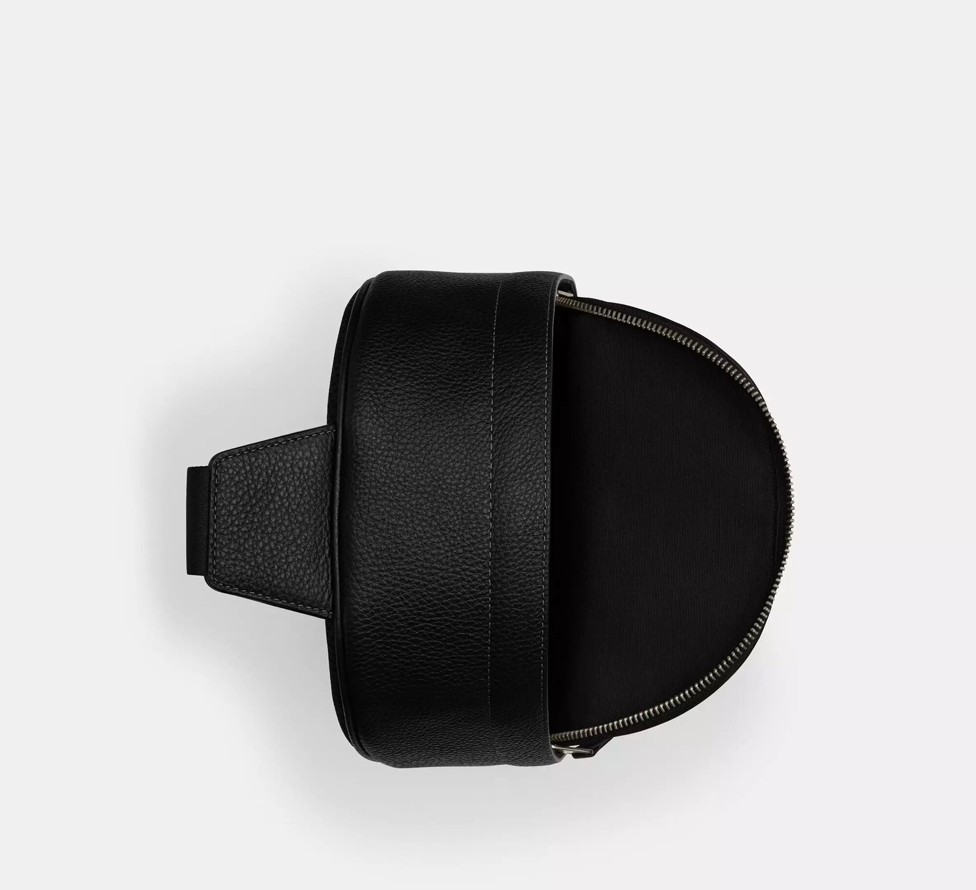 Сумка кросс-боди Coach West Pack With Varsity Motif, фактура зернистая, черный — фото 1