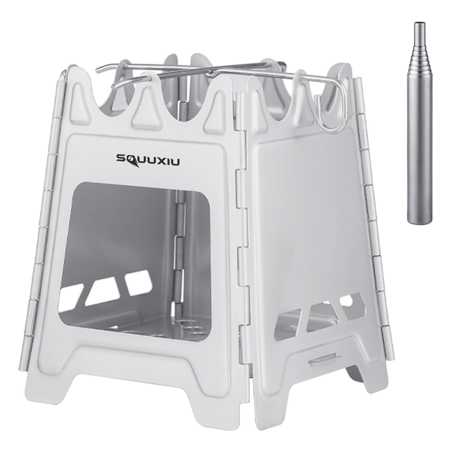 Мини-костровища для улицы, складная печь-костер из нержавеющей стали, шарнирная дровяная печь для кемпинга и пеших походов на открытом воздухе