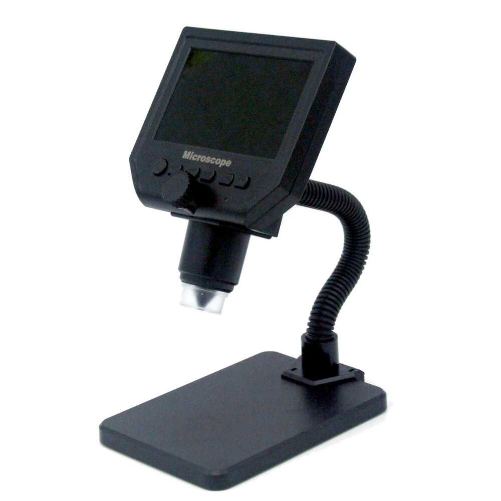 G600 Portable LCD Digital Microscope with High Brightness 8 LEDs and Built-in Lithium Battery