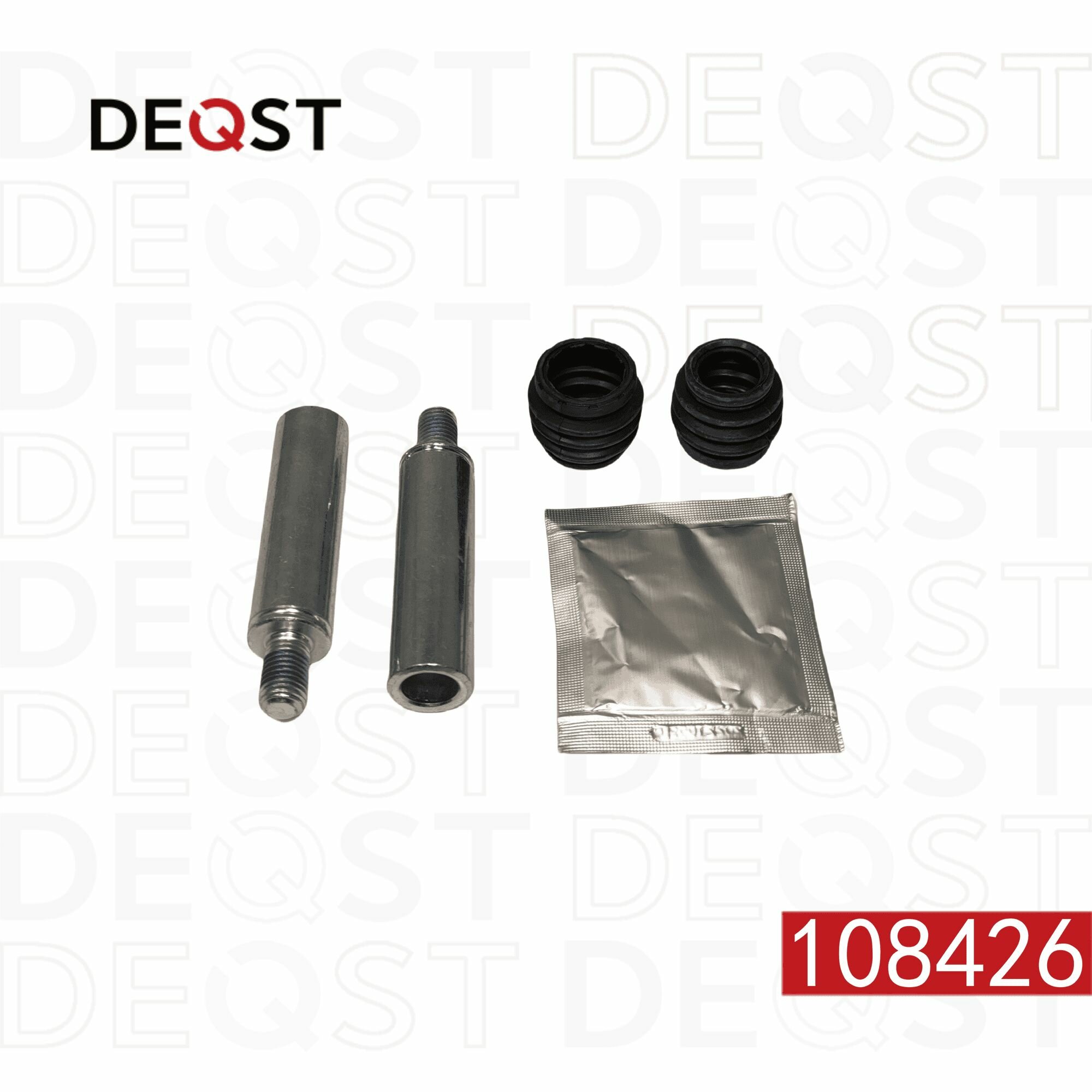 Ремкомплект суппорта Deqst 108426 направляющие переднего Opel Movano B (10-), Renault Master 3 (10-