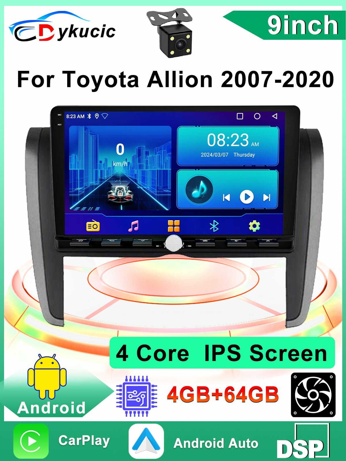 Магнитола для Toyota Allion 2007-2020