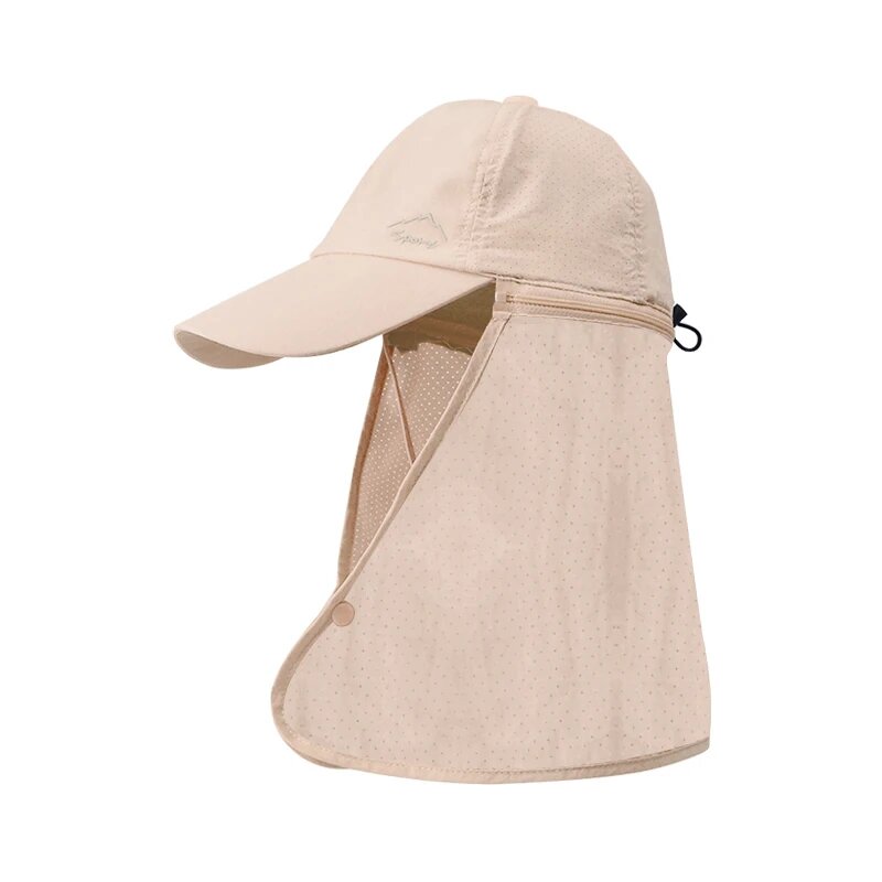 Летняя бейсболка Xinbaoguan для рыбалки из полиэстера Бежевый, Beige