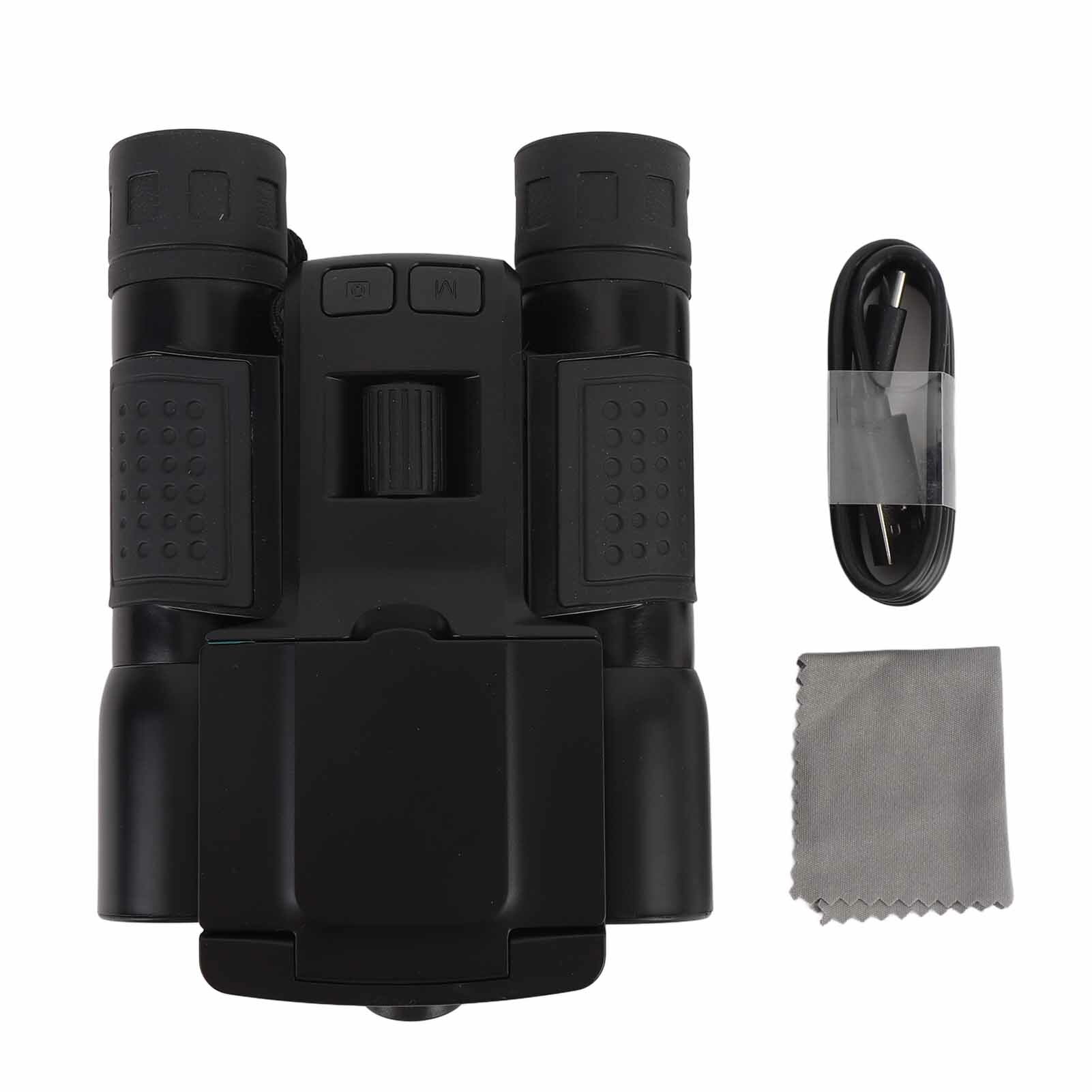 12x32 Цифровые бинокль с камерой 48MP 2,5K UHD 2,4 -дюймовый экран цвета 8x цифровой цифровой тип C Видео -рекордер бинокль для просмотра птиц.