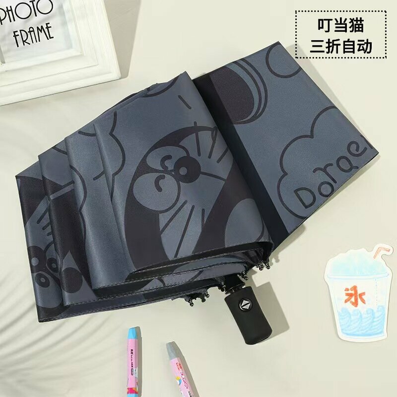 Фигурка MINISO Микки Маус, автоматический зонт Stitch Sun Umbrella, складной, цвет Automatic