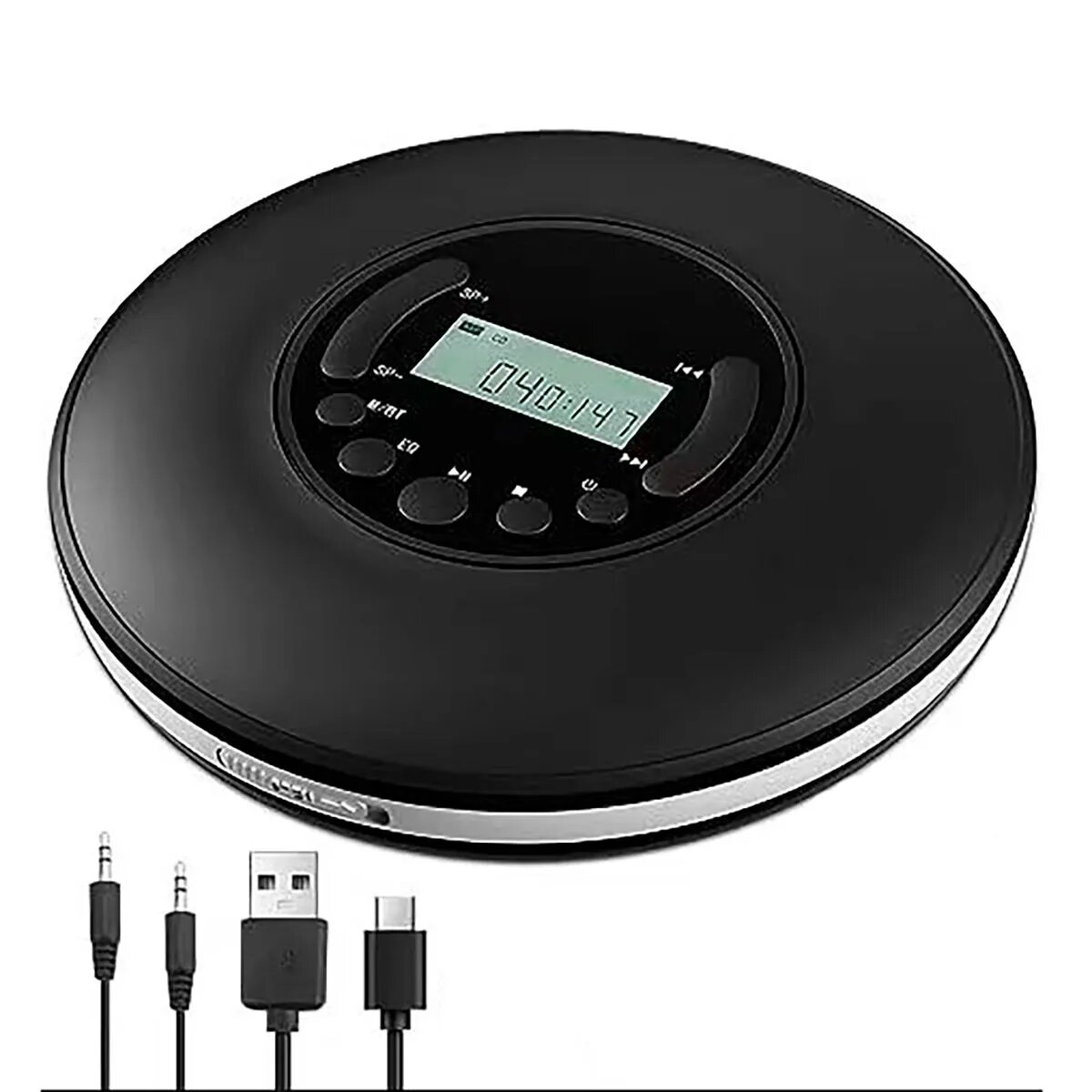 Портативный Bluetooth CD-плеер Bravo Q802/ Плеер проигрыватель для дисковzx