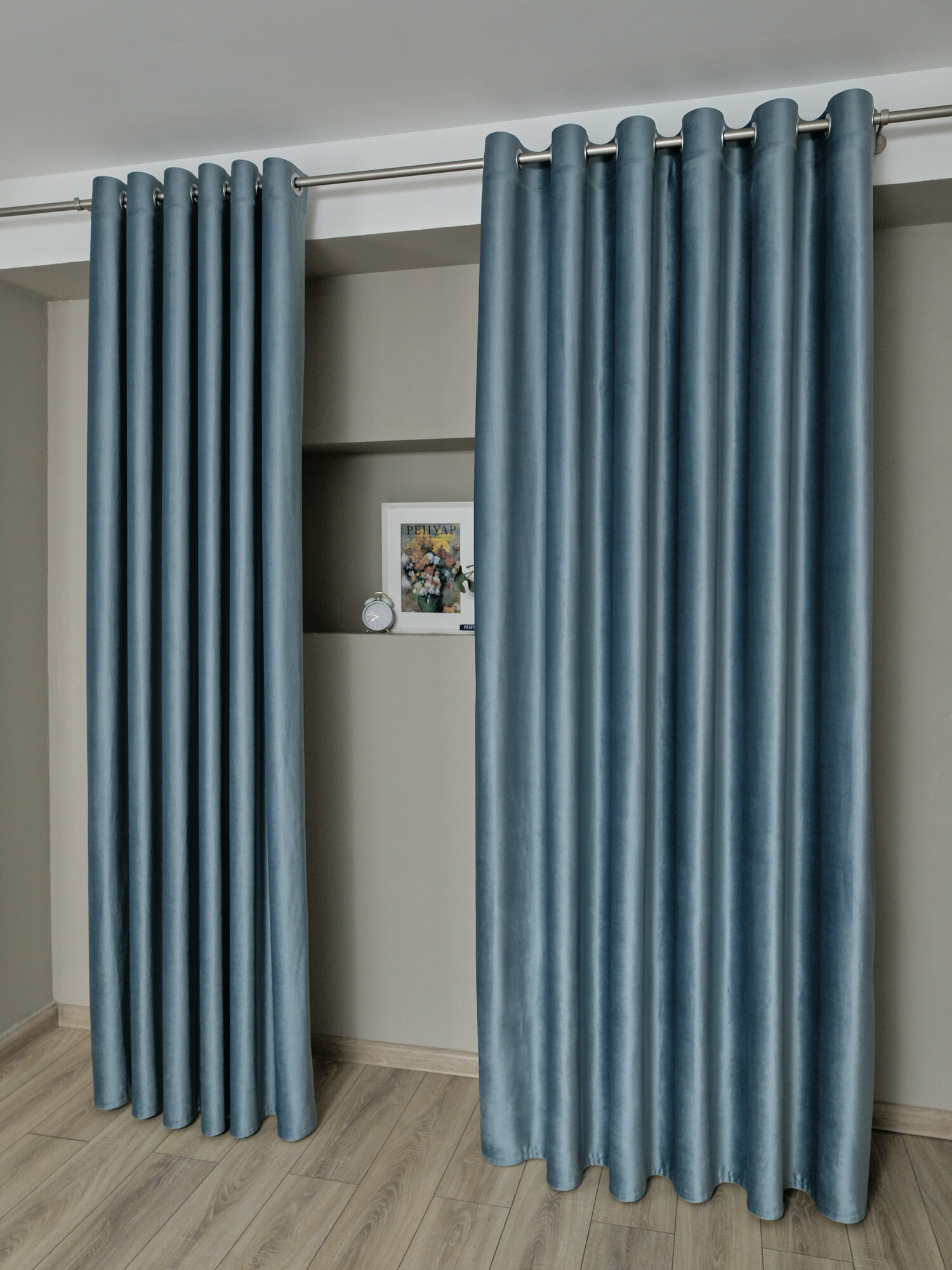 Шторы бархат антикоготь 300х260 (2 шт), Evrika Home