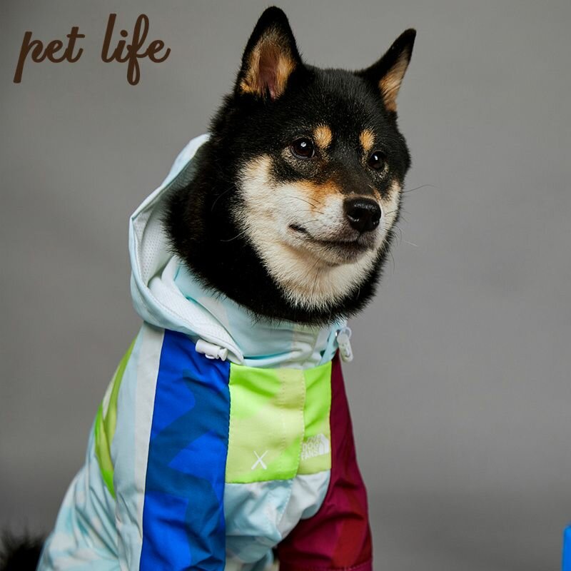 Пальто для домашних собак the dog face, ветрозащитное и дождезащитное, подходит для маленьких, средних и больших собак