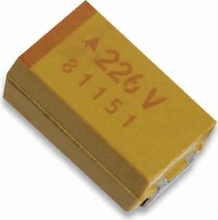 Конденсатор KYOCERA TAJE156K050RNJ танталовый 15мкФ 50ВDC SMD Корп E 2917 10% 1 шт