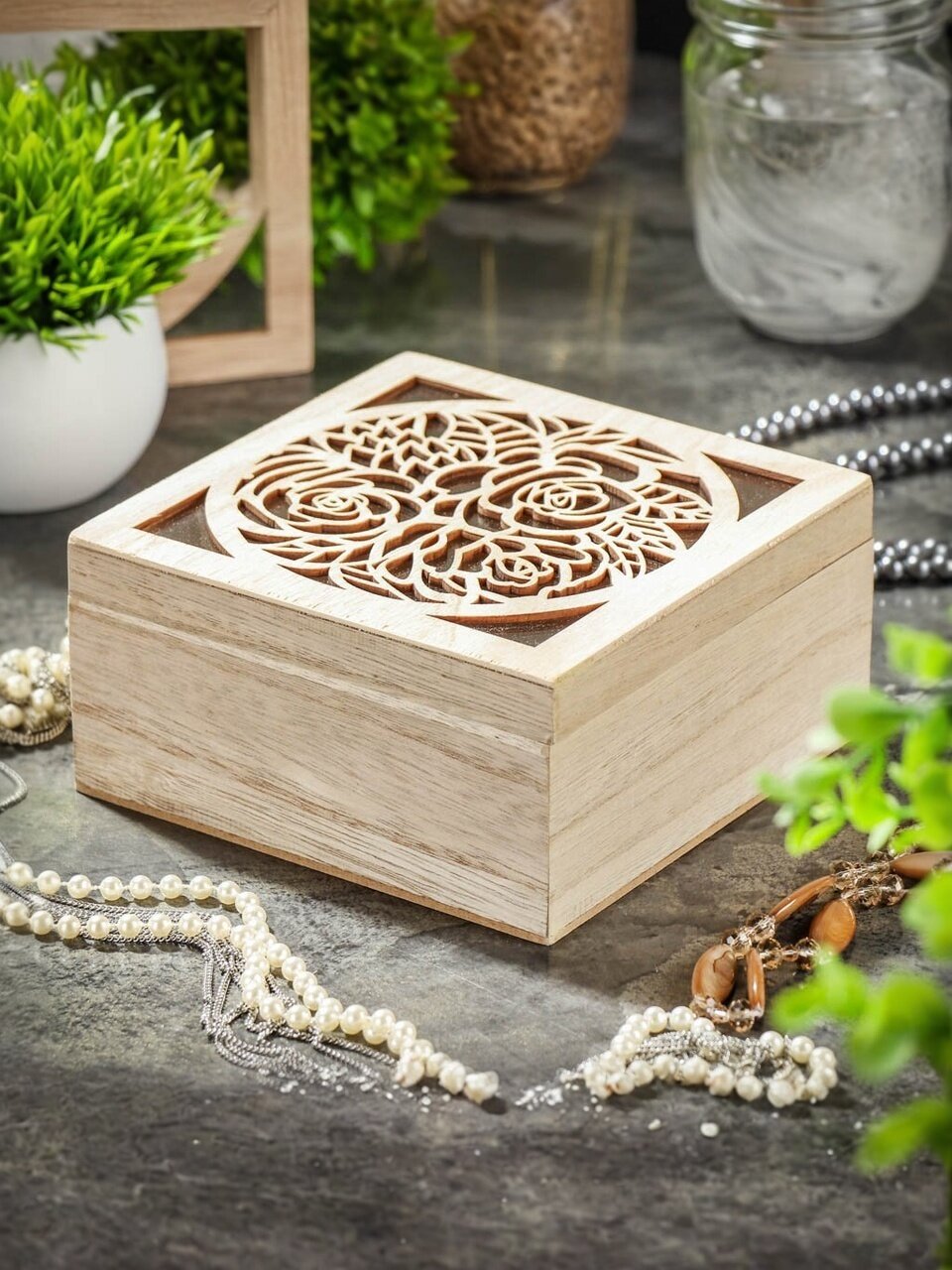 Шкатулка для хранения 15x15x7.5 см из Китая, модель Y4-6786