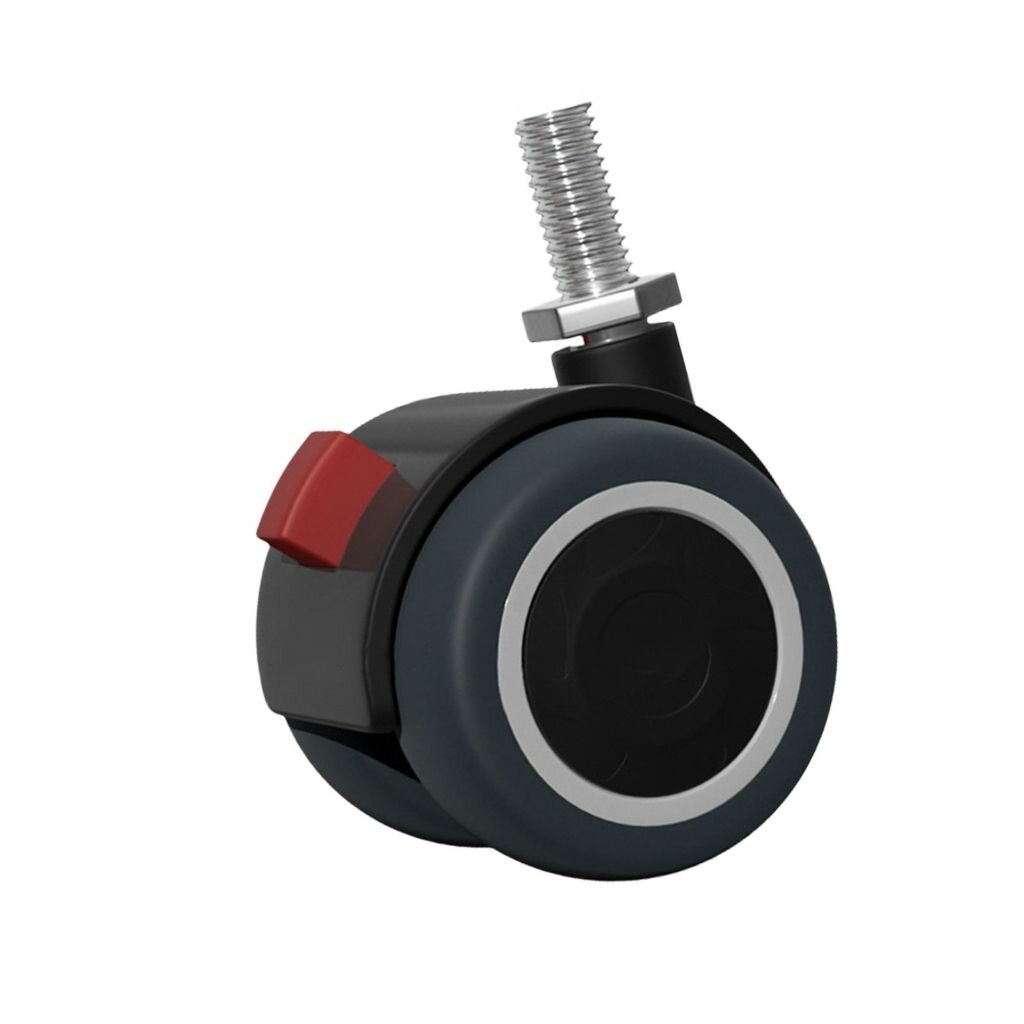 Колеса для офисных кресел бесшумные износостойкие универсальные колеса с резьбой-тип B