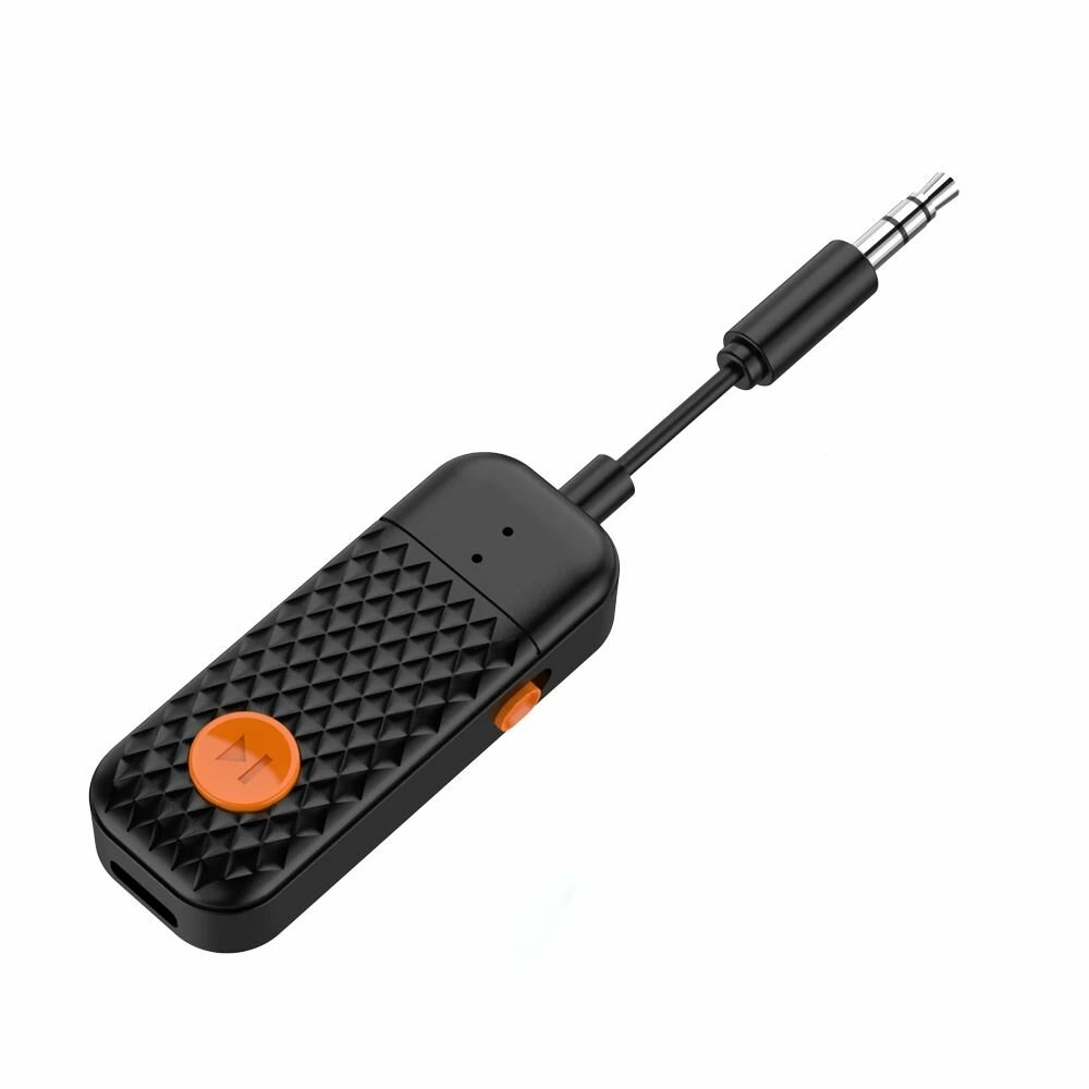 Bluetooth 5.4 аудиопередатчик-приемник 3,5 мм AUX Hi-Fi стерео музыкальный беспроводной адаптер с микрофоном для автомобиля, самолета, телевизора, ПК, наушников