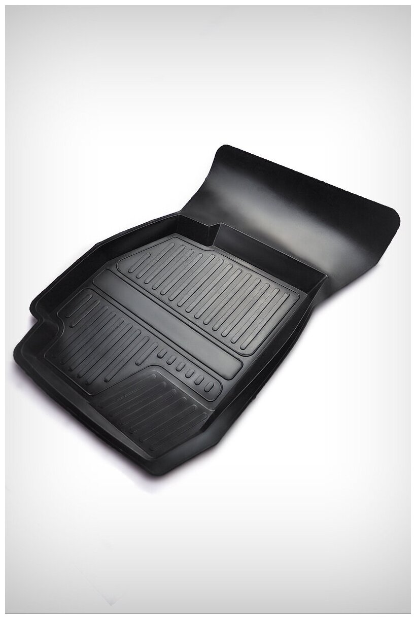 Коврик в салон резиновый водительский 1шт серия Above board Hyundai Accent седан II LC 1999-2010, седан III MC 2005-2012 высокий борт