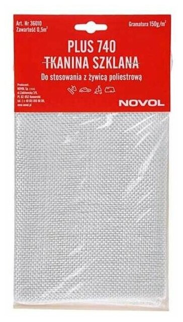Стекломат NOVOL PLUS 740 150 г/м² белый